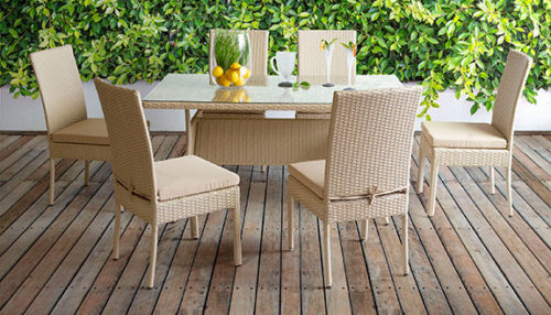 Mejores muebles para terraza o jardín: rattán sintético